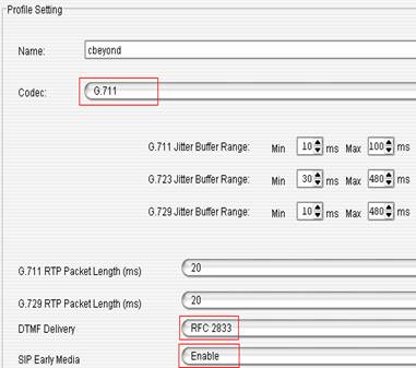 AltiGen SIP-Trunk Configuration for Cbeyond